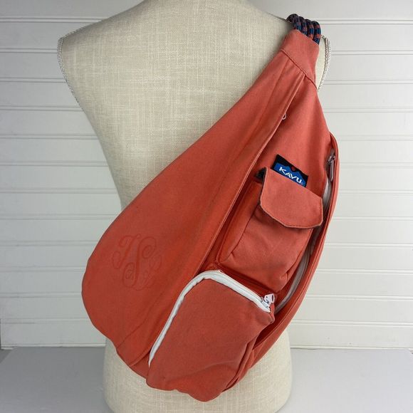 Kavu | Bags | Kavu Bag Crossbody Sling Hiking Backpack Peach Orange ...